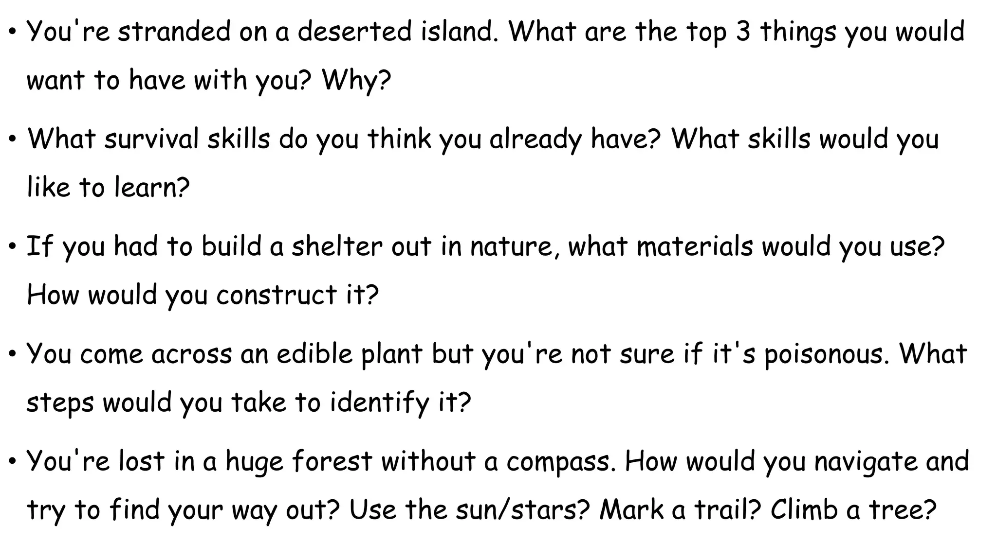 CAE Reading skills unit 2.1 - Survival.pptx