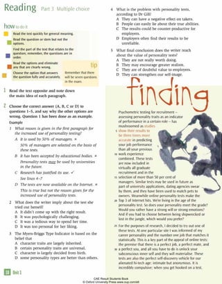 Cae result students book | PDF