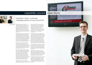 Caerphilly Council Case Study | PDF | Technology & Computing