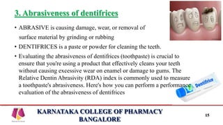 SUNSCREEN, FOAM BATH, DENTRIFRICES | PPTX