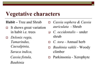 Caesalpinioideae | PPTX