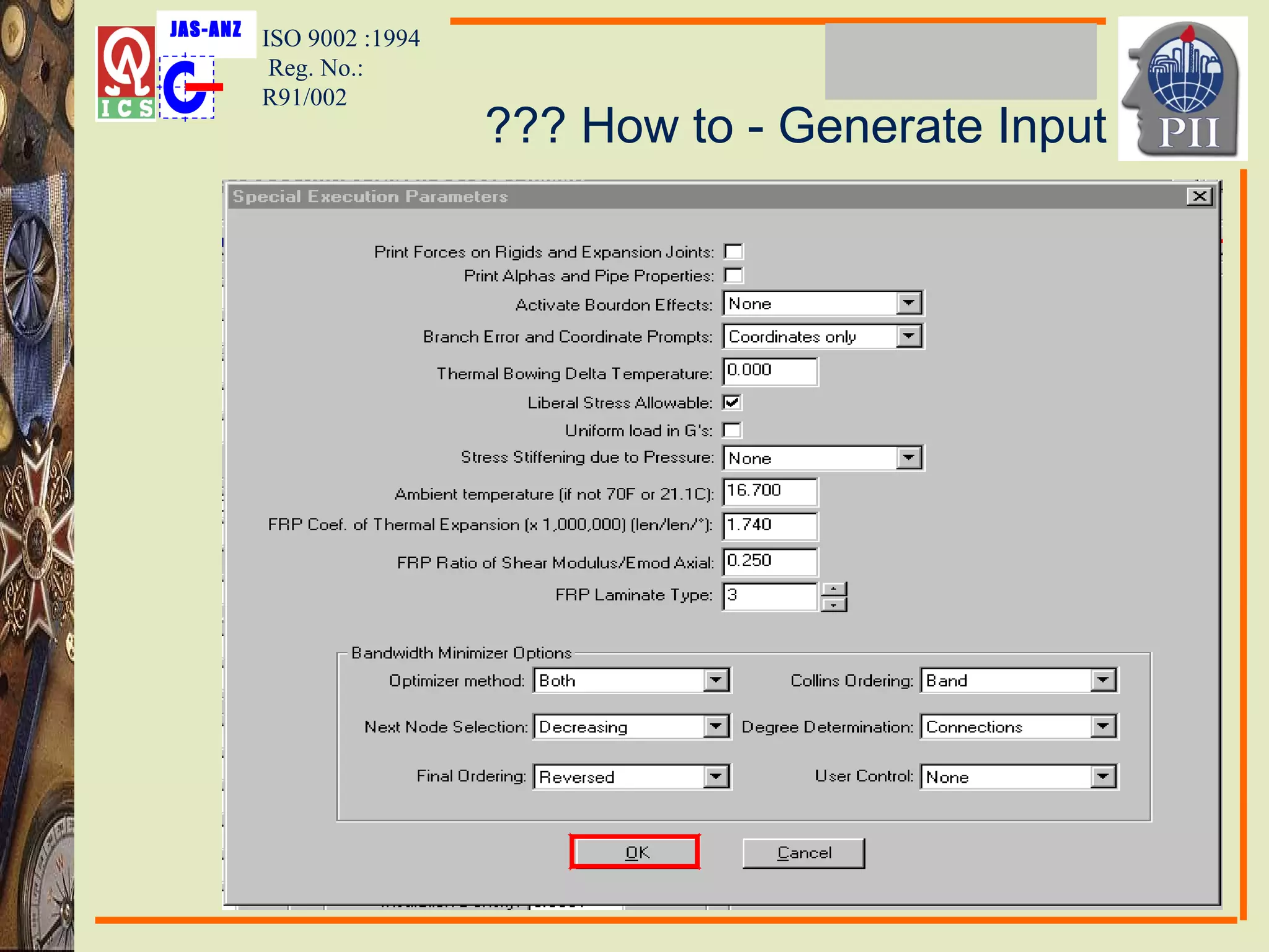 Stress Analysis Using Caesar II | PPT