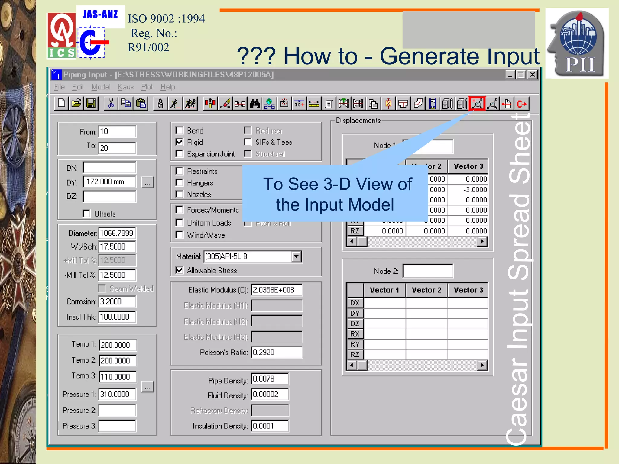 Stress Analysis Using Caesar II | PPT
