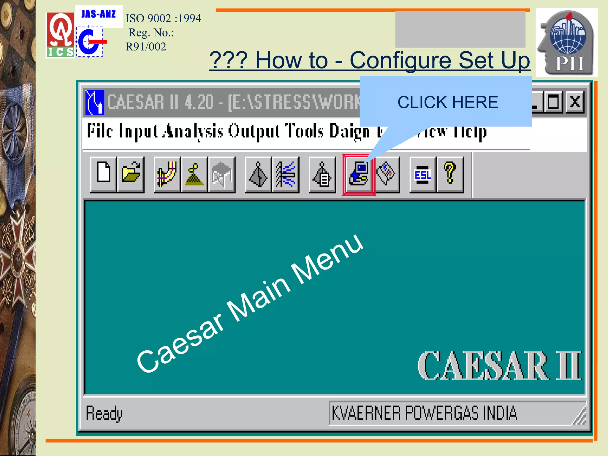 Stress Analysis Using Caesar II | PPT
