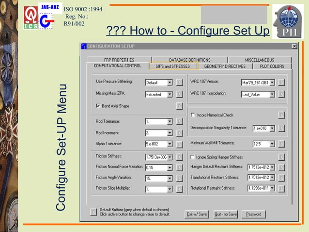 Stress Analysis Using Caesar II | PPT | Technology & Computing