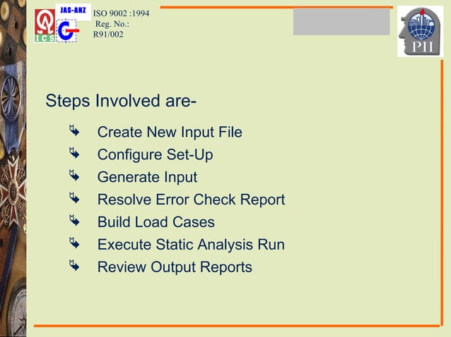 Stress Analysis Using Caesar II | PPT | Technology & Computing