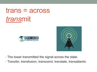 Caesar's English 11 Word Stems | PPTX | Geology | Science