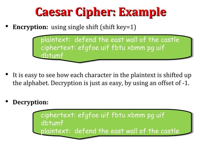 Caesar cipher | PPT