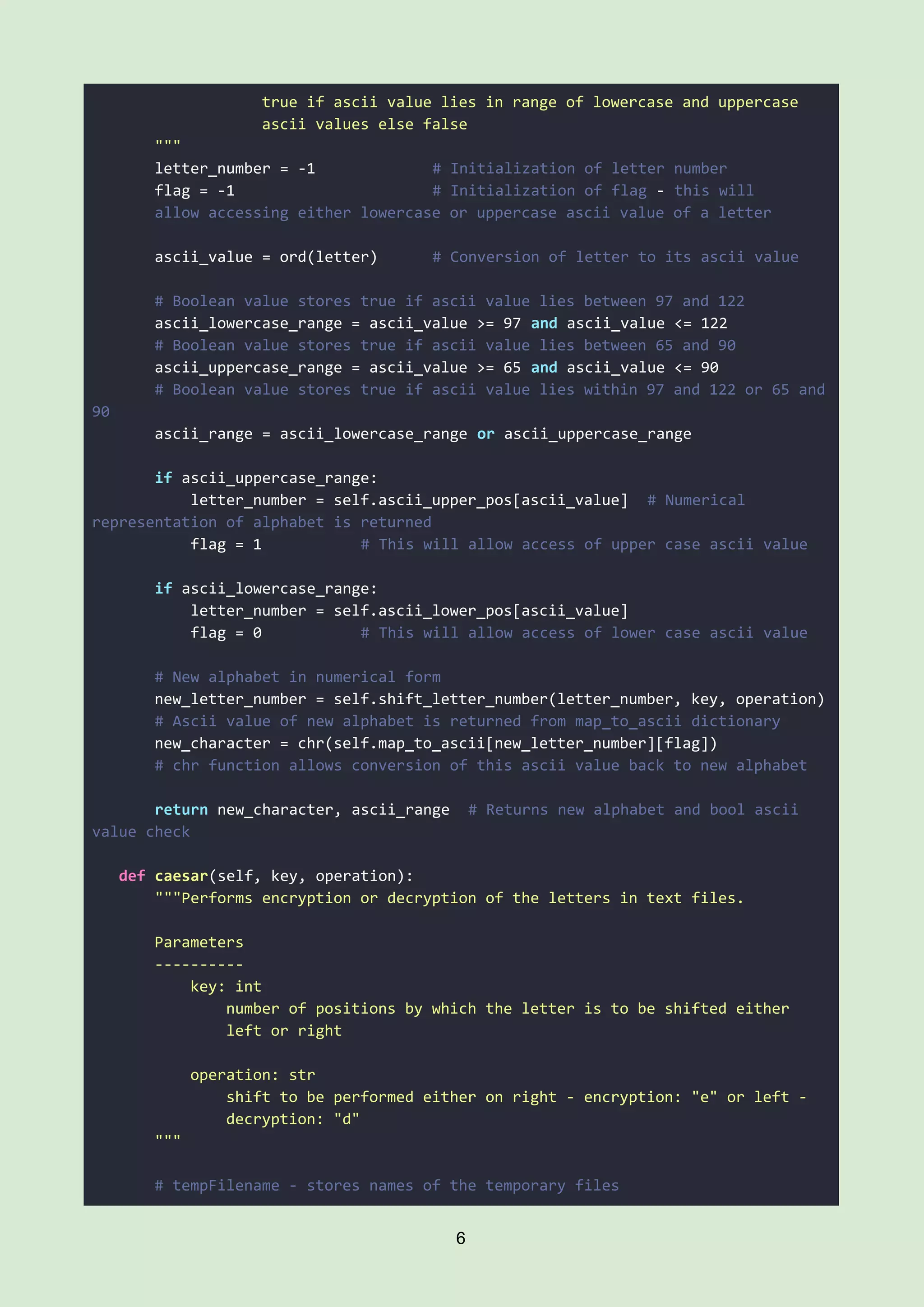 Fundamentals of Cryptography - Caesar Cipher - Python | PDF | Programming Languages | Computing