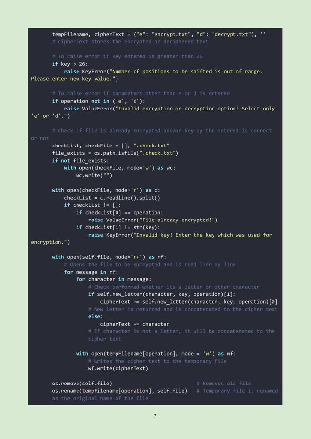 Fundamentals of Cryptography - Caesar Cipher - Python | PDF | Programming Languages | Computing
