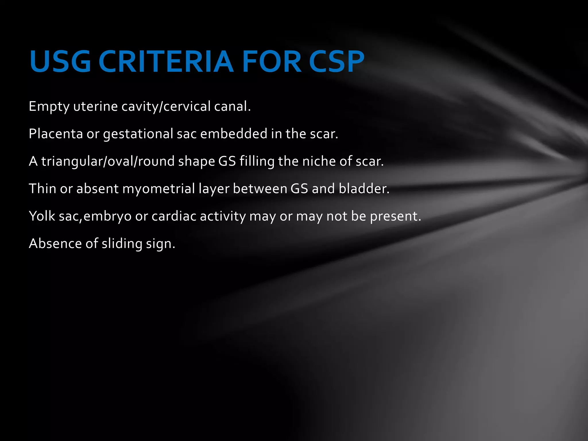 Caesarean scar ectopic pregnancy | PPTX