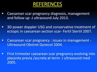 Caesarean scar pregnancy.ppt