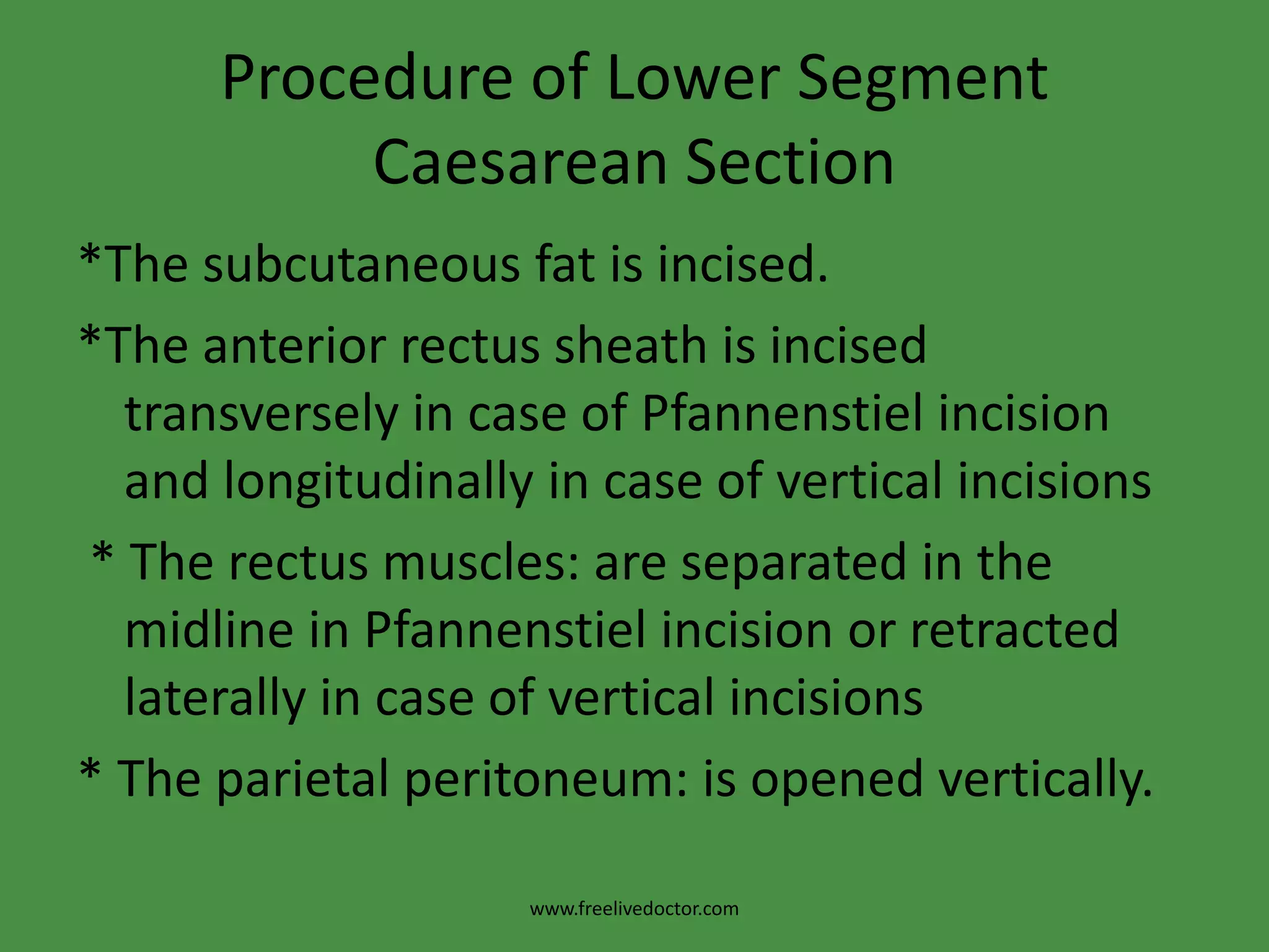 Caesarean section | PPTX