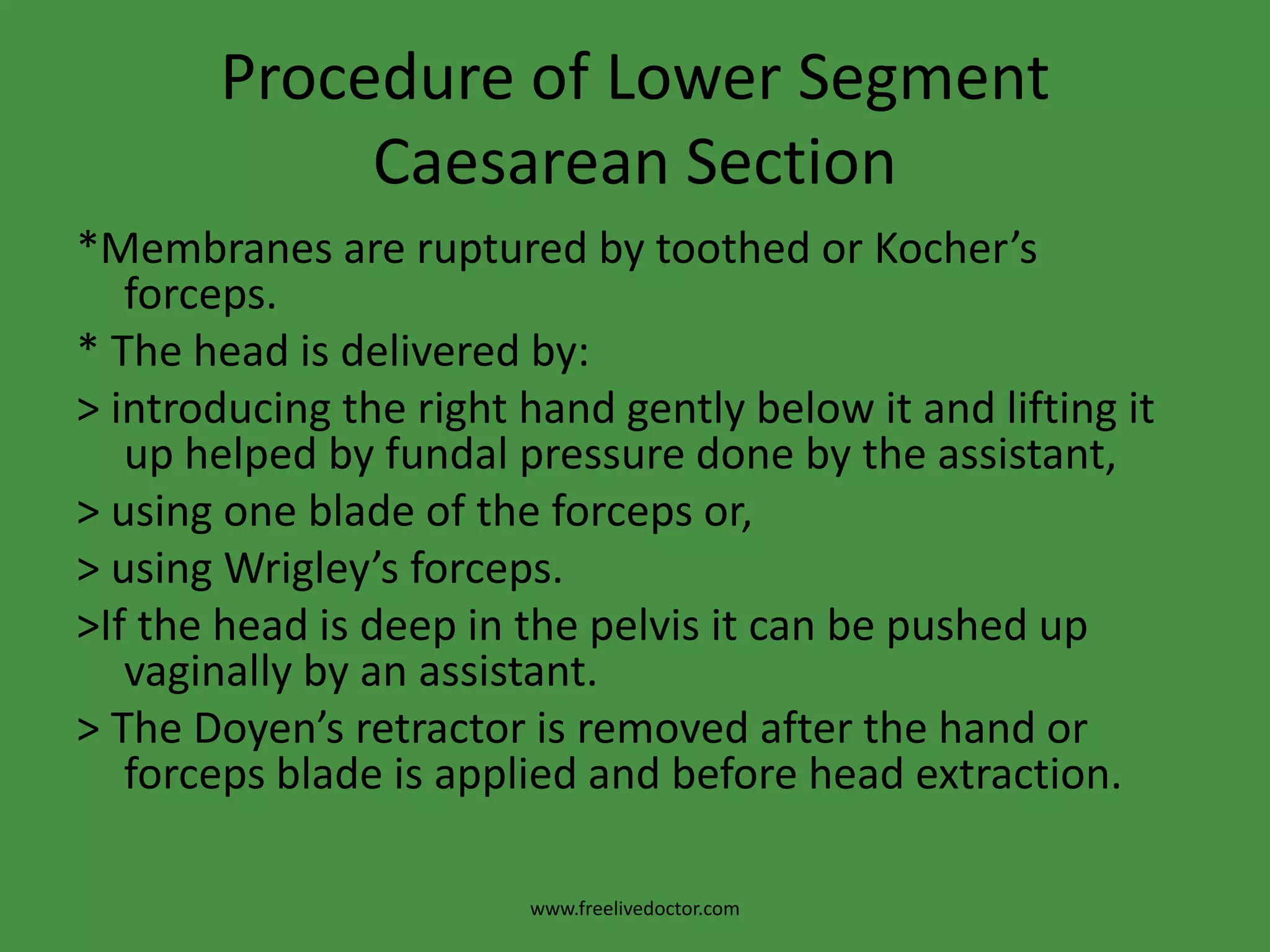 Caesarean section | PPTX