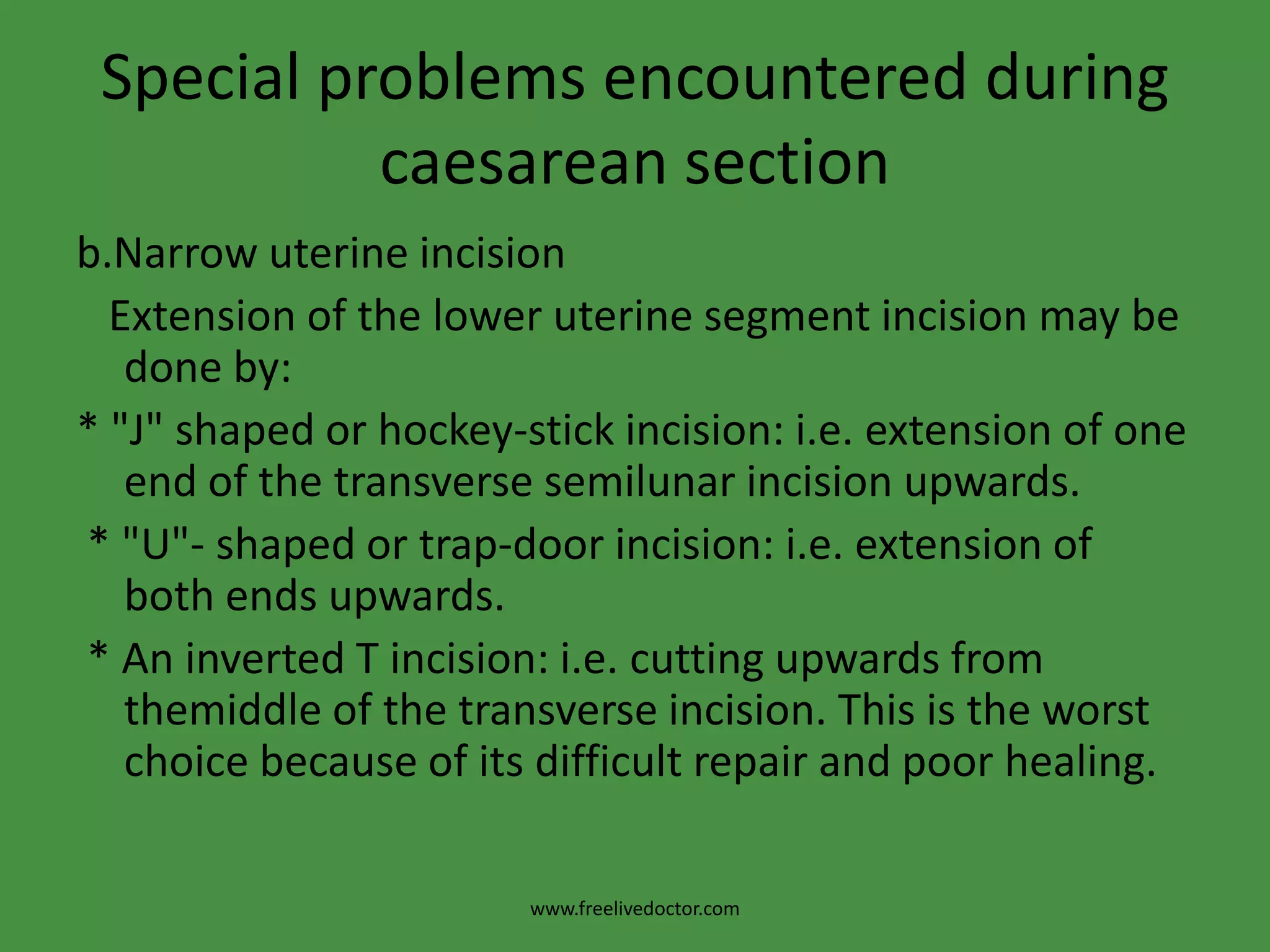 Caesarean section | PPTX