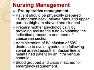 Caesarean section | PPTX