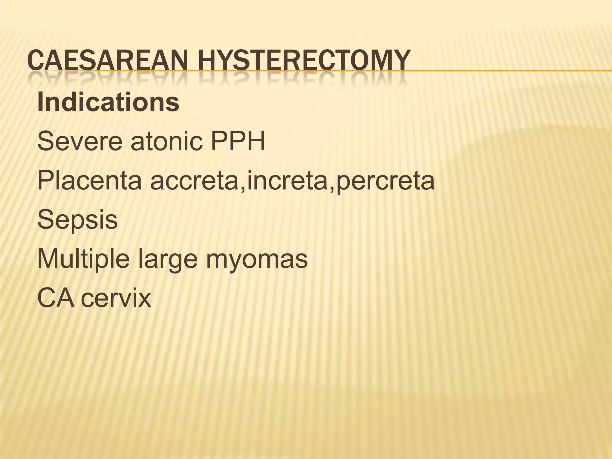 Caesarean section | PPTX