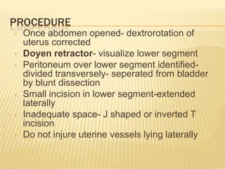 Caesarean section | PPTX