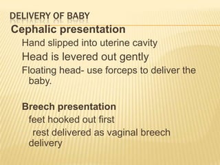 Caesarean section | PPTX