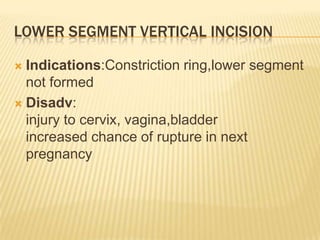 Caesarean section | PPTX