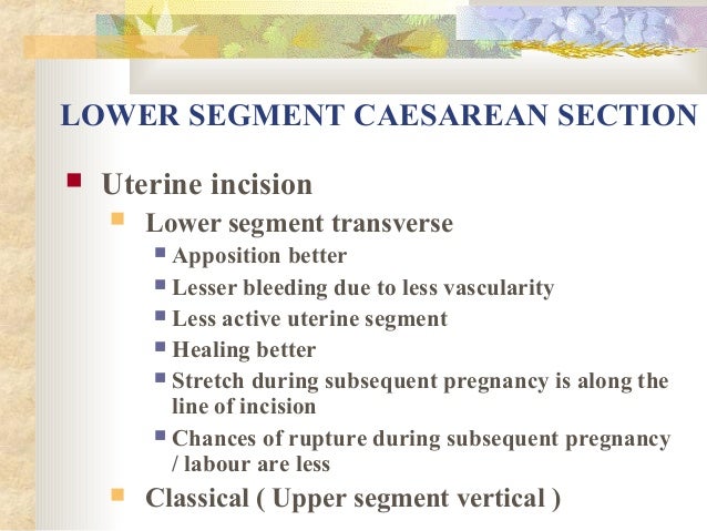 Caesarean section
