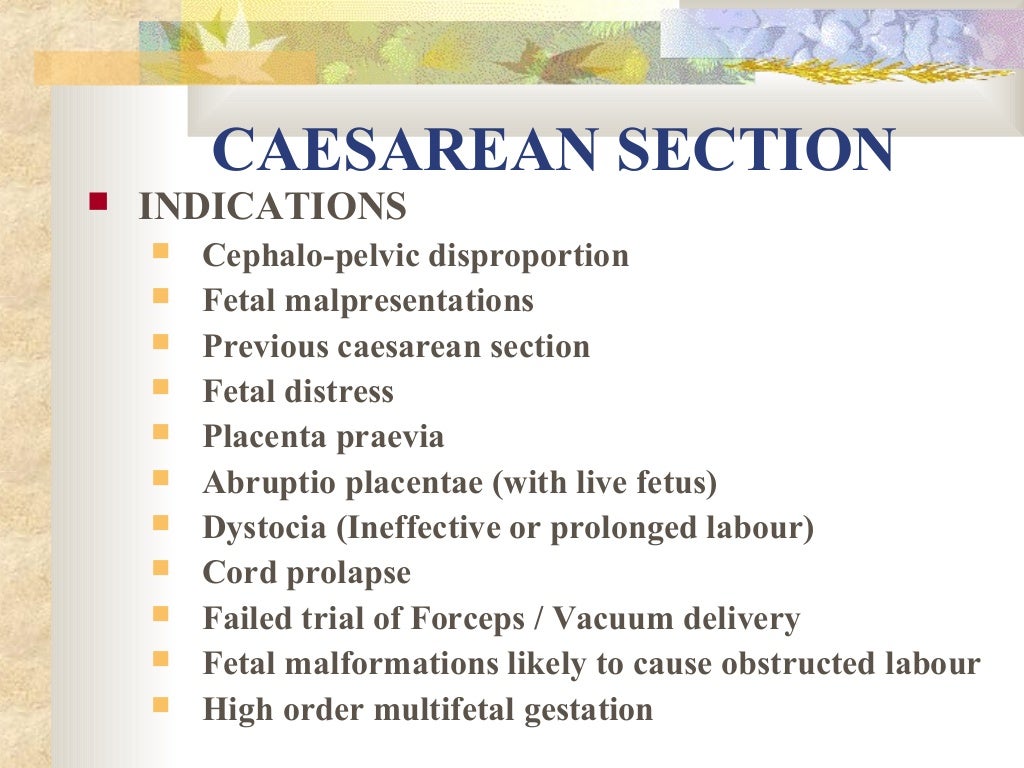 Caesarean section