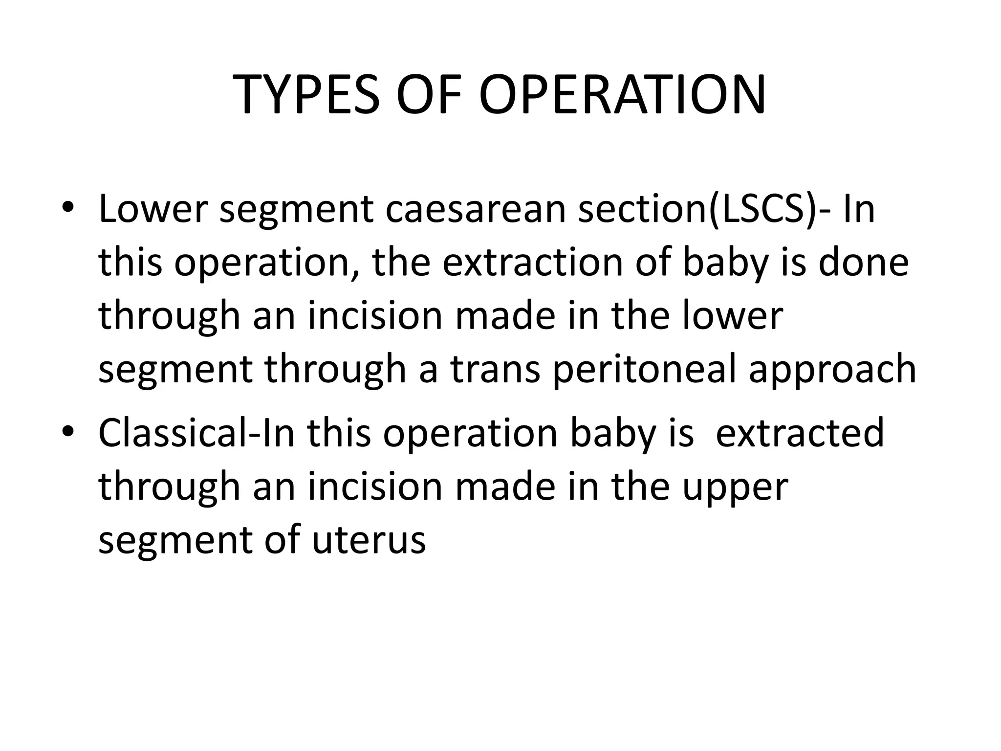 Caesarean section | PPT