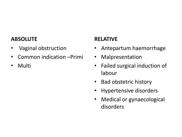 Caesarean section | PPT
