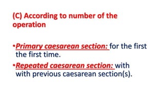 Caesarean section | PPT