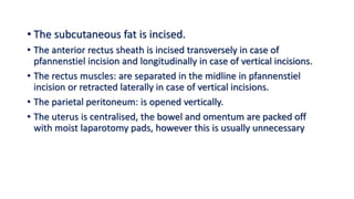 Caesarean section | PPT
