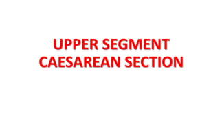 Caesarean section | PPT