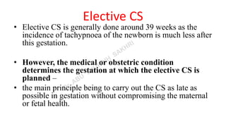 Caesarean section | PPTX