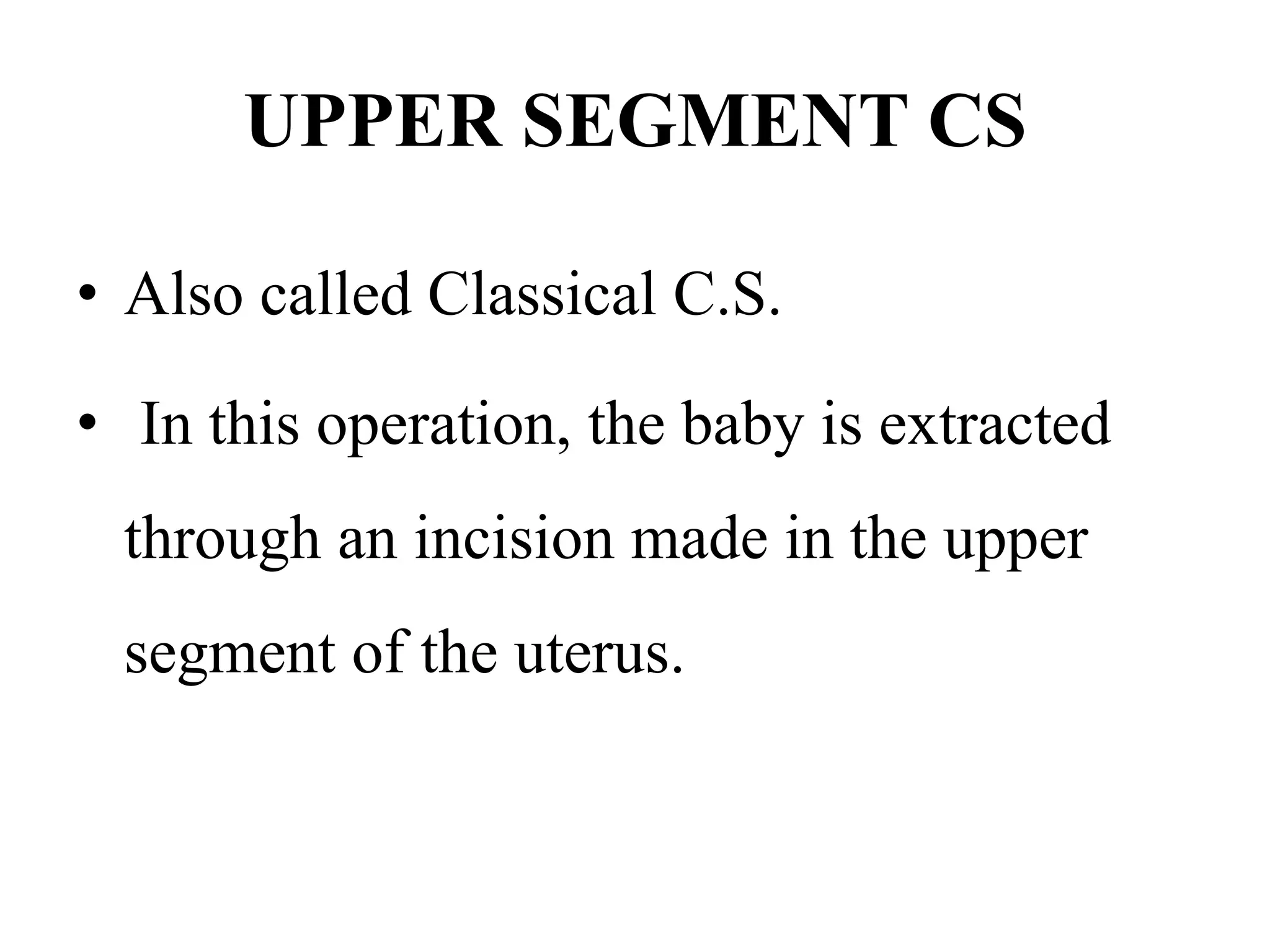 caesarean section.pptx for nursing students | PPTX