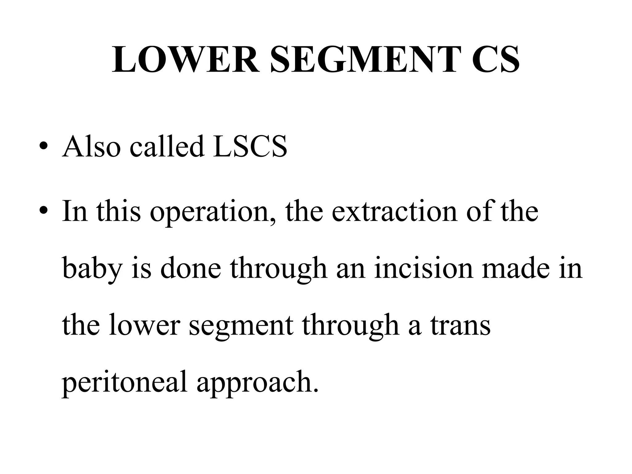 caesarean section.pptx for nursing students | PPTX