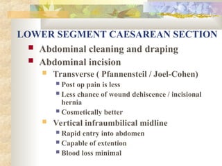 detailed presentation on CAESAREAN SECTION.ppt
