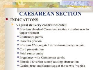 detailed presentation on CAESAREAN SECTION.ppt