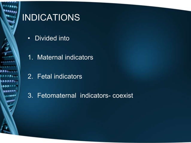 Caesarean section - indications and types | PPTX | Pregnancy ...