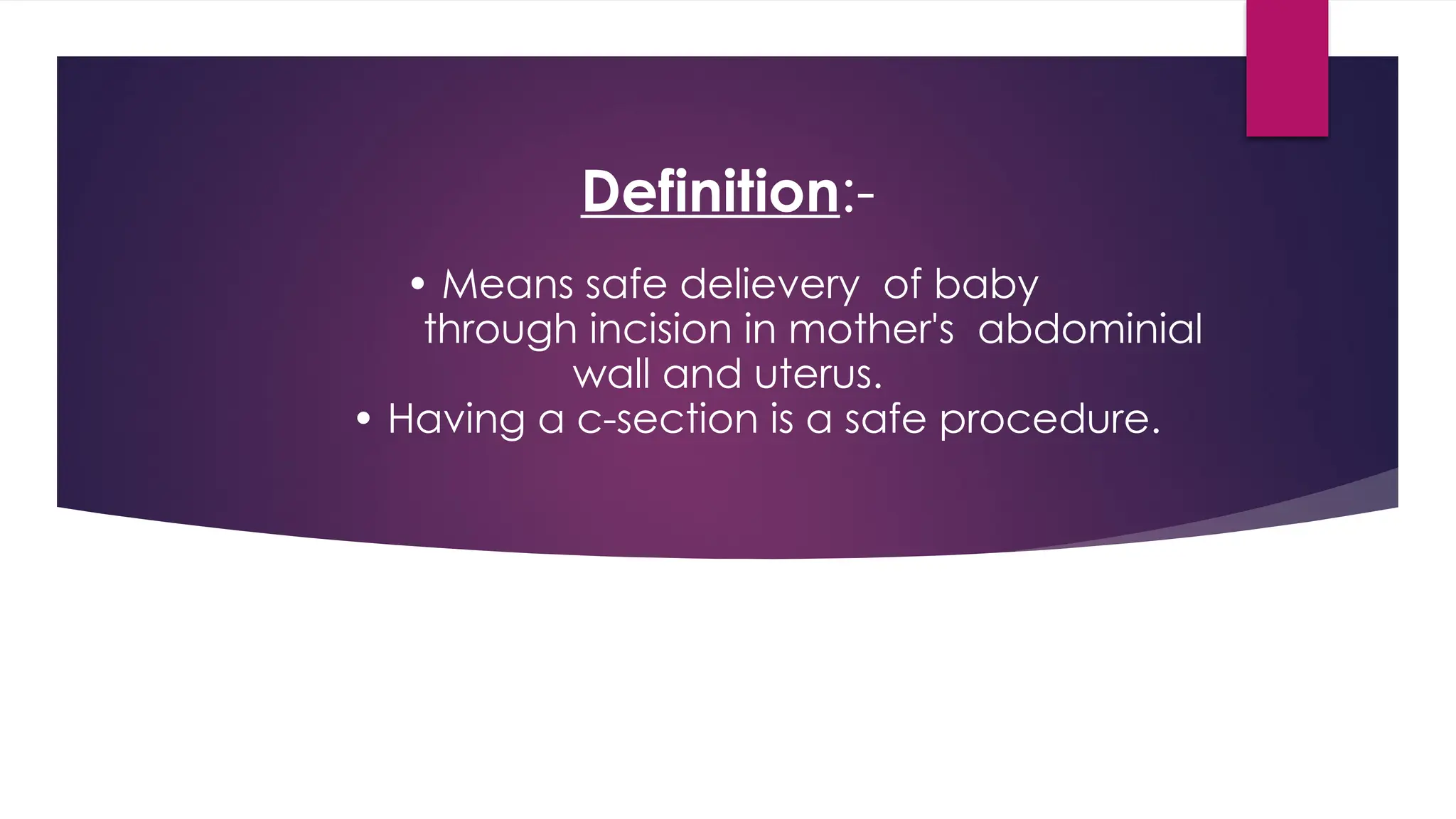 Caesarean section - indications and types | PPT.pptx
