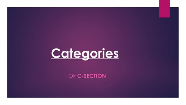 Caesarean section - indications and types | PPT.pptx