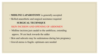 CAESAREAN SECTION AND OVARIOHYSTERECTOMY PPT.pptx