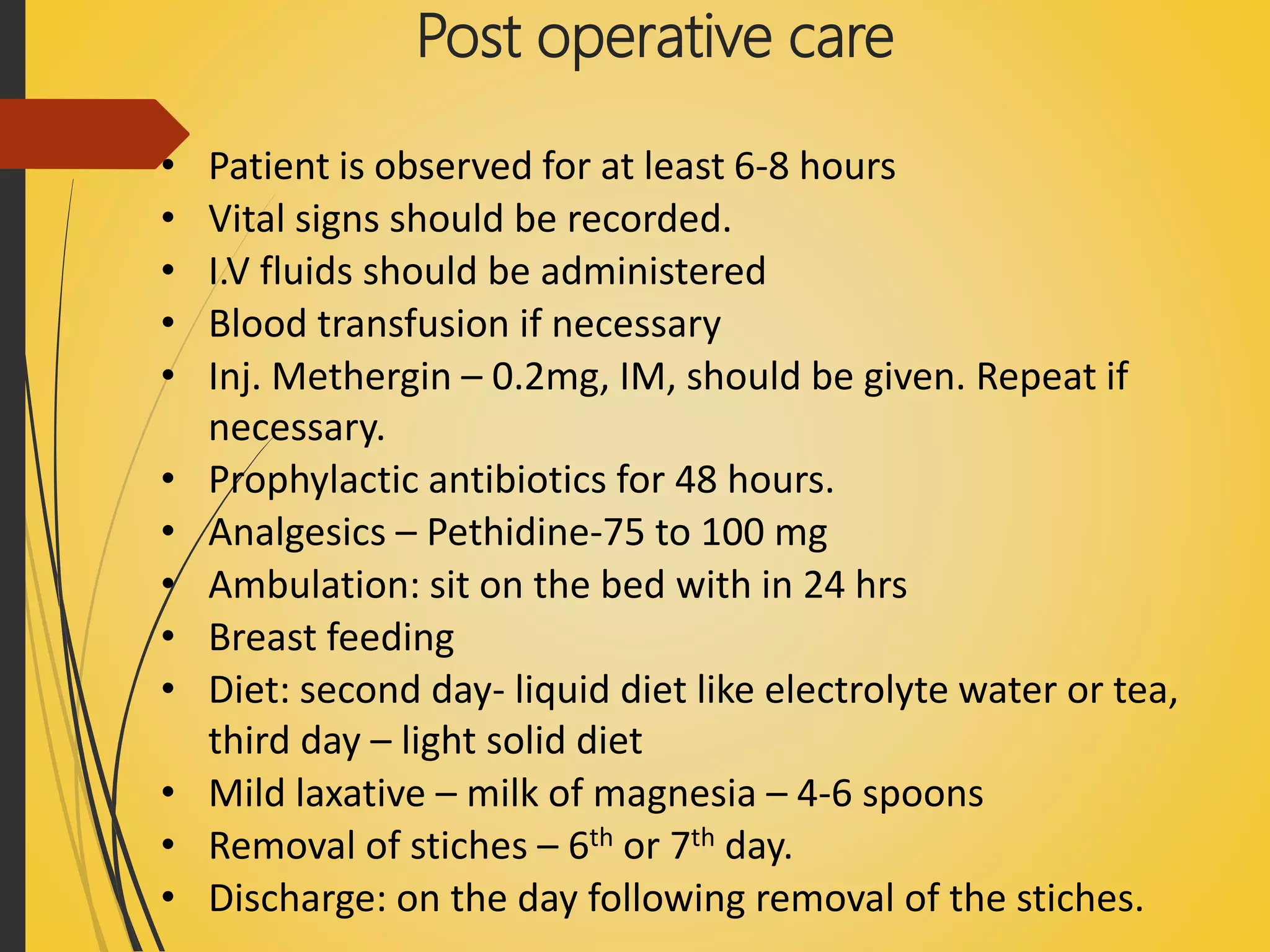 Caesarean section & others | PPTX
