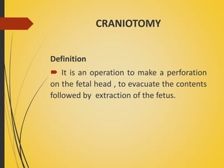 Caesarean section & others | PPTX