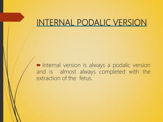 Caesarean section & others | PPTX