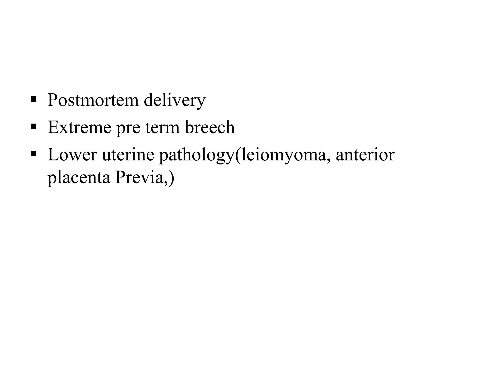 Caesarean section (techniques) pgp | PPTX