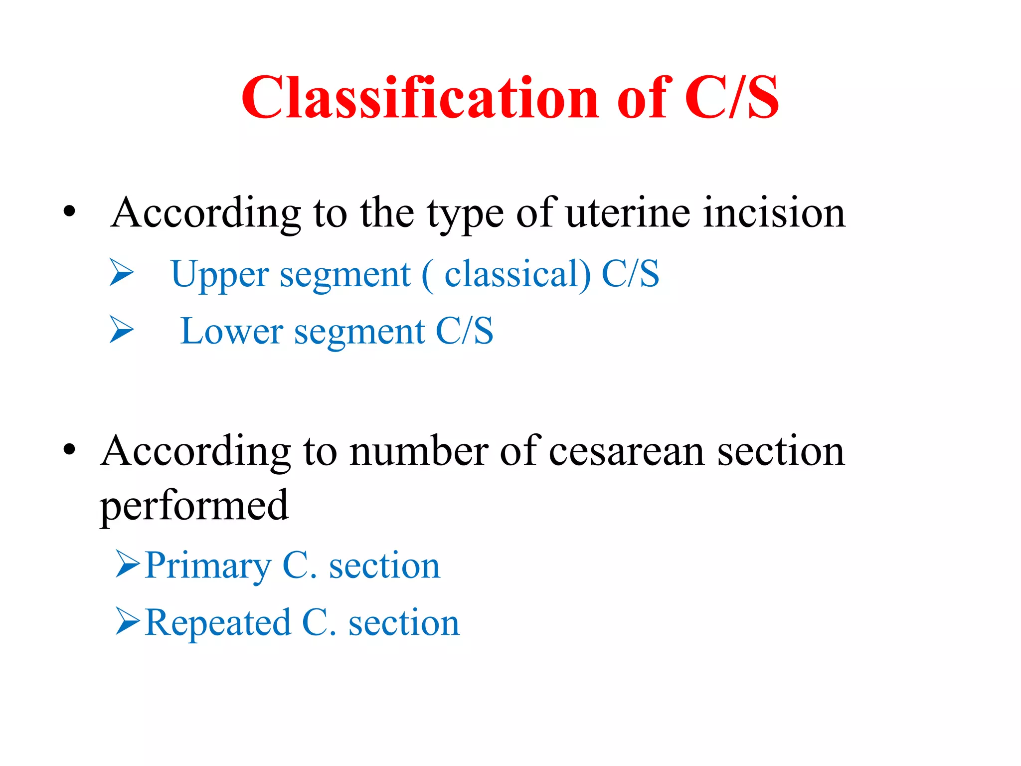 Caesarean section (techniques) pgp | PPTX