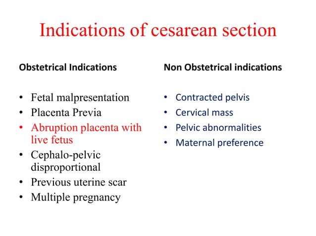 Caesarean section (techniques) pgp | PPTX
