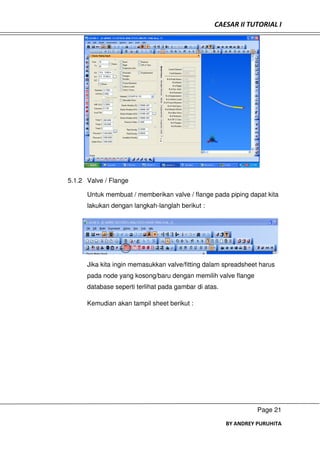 Caesar II (Pipe Stress Analysis) - Bahasa Melayu | PDF