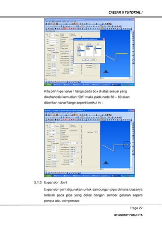 Caesar II (Pipe Stress Analysis) - Bahasa Melayu | PDF