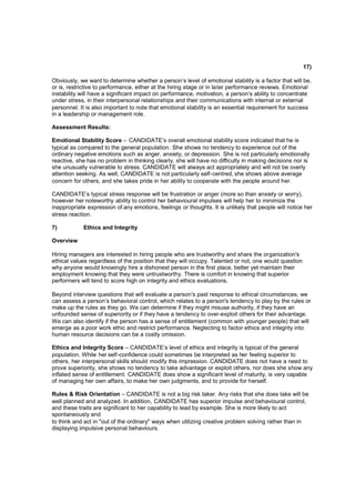 CAES Example Of Managerial Promotion Assessment | PDF