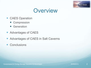 Caes operation and advantages | PPTX | Power and Energy Industry ...